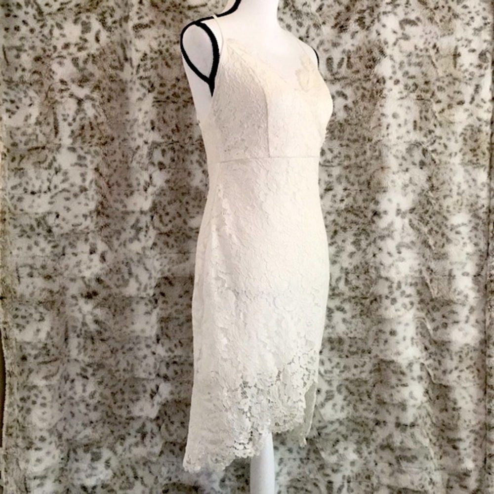 Lulus Flirting With Desire Lace Dress - Gem